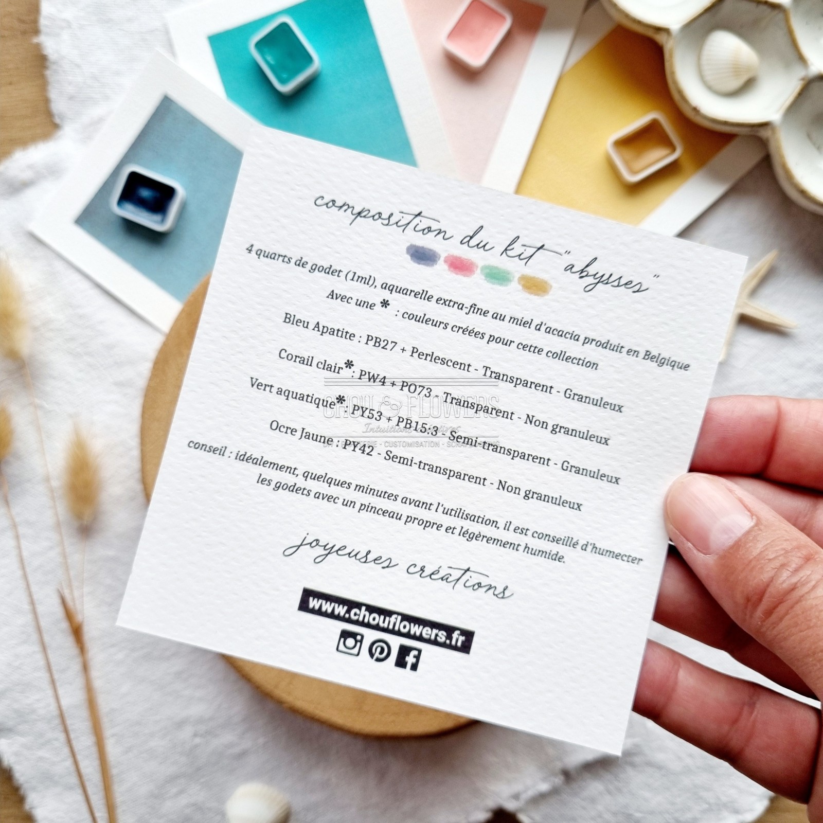 kit aquarelle Eclosion