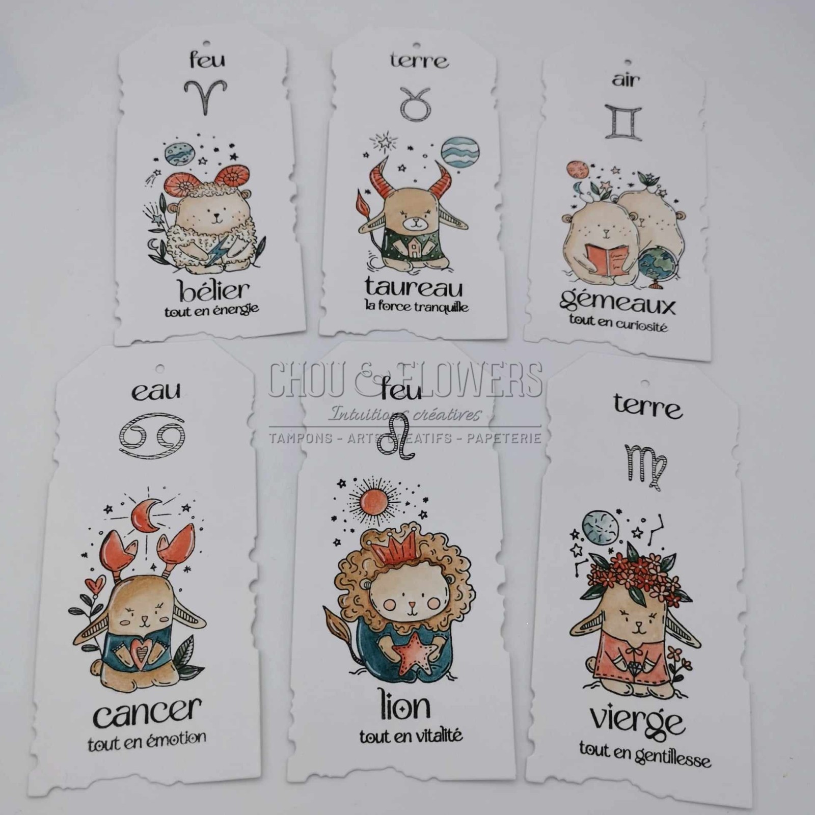 tampon du signe astrologique cancer pour la carterie, le scrapbooking ...