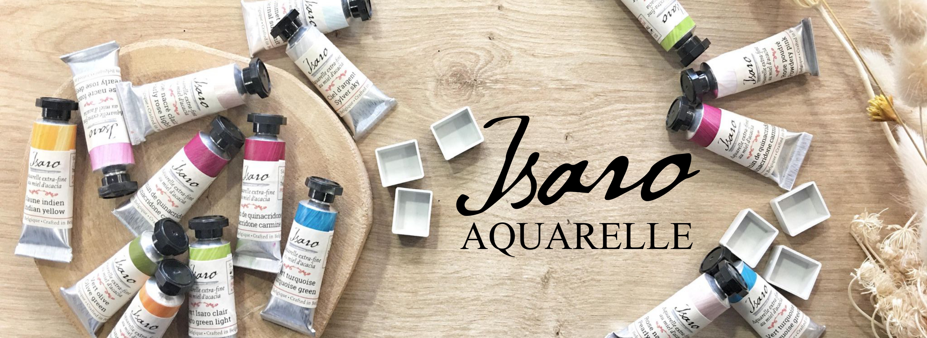 Jolies créations avec les Aquarelles ISARO